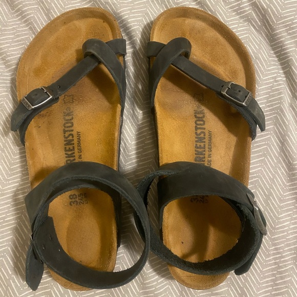 Birkenstock | Shoes | Birkenstock Yara Sandal Size 38 Black | Poshmark